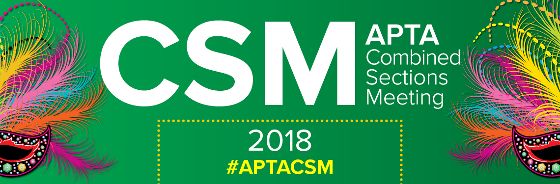 APTA Combined Sections Meeting 2018 | Manual Therapy Forum